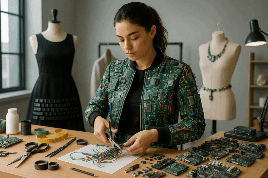 Tech-Chic: E-Waste Fashion Revolution - veltrigo
